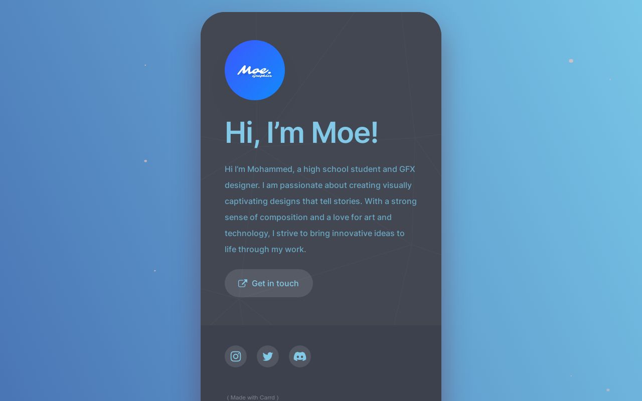 Moe’s Public Profile